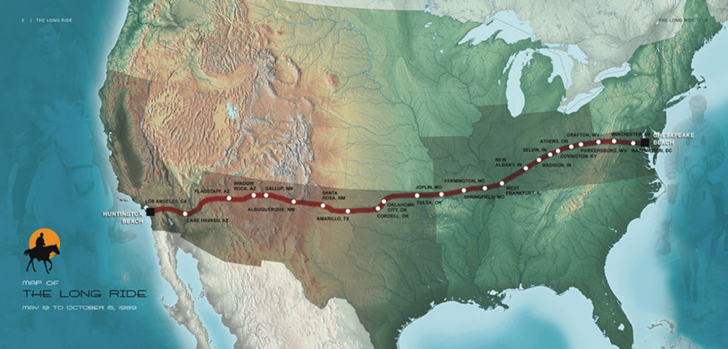 The Ride Across America | The Long Ride - Ride Across America - Lucian ...